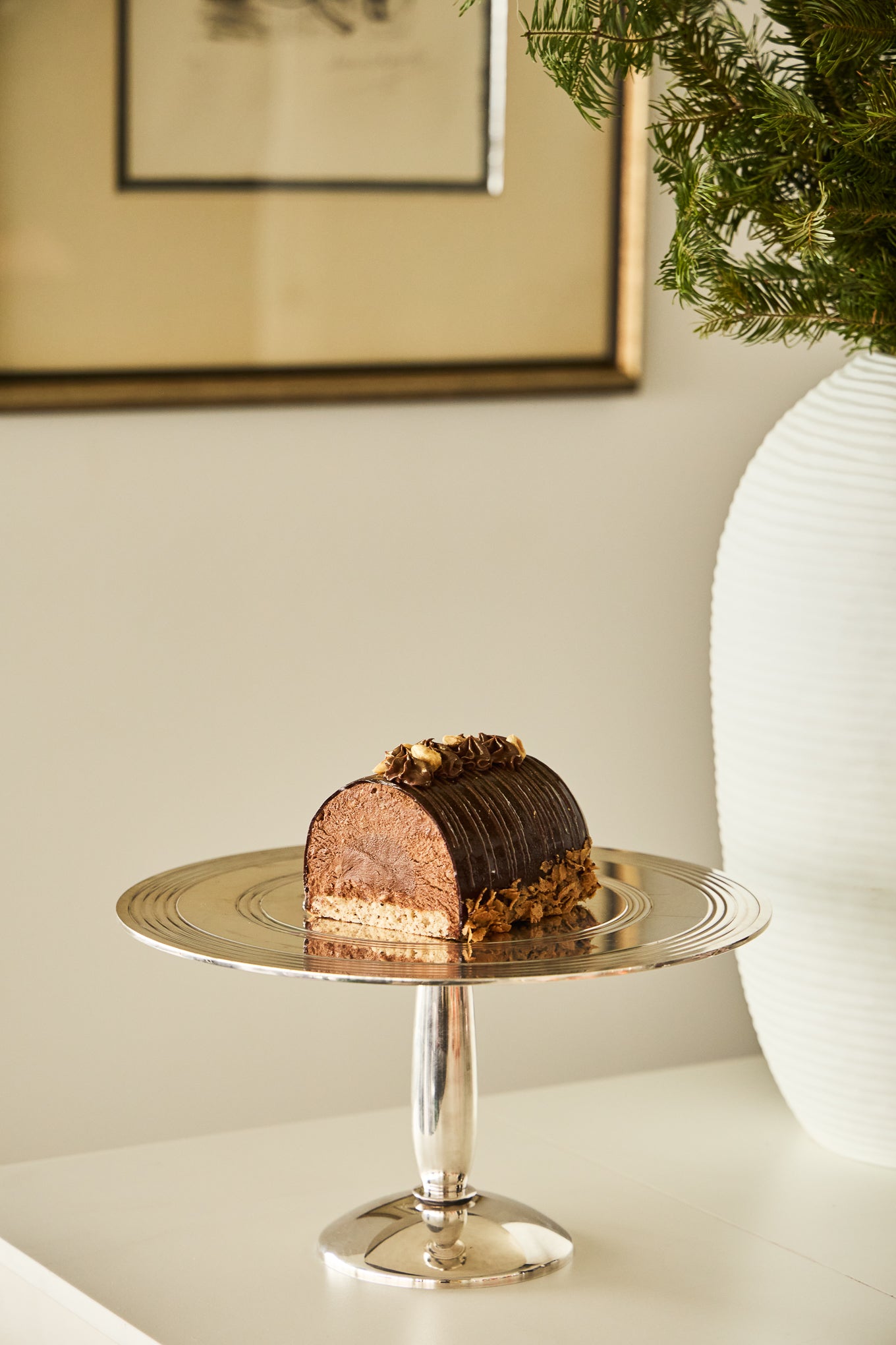 Bûche au chocolat – LETMAISON